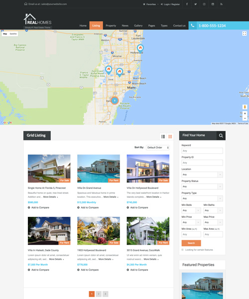 RealHomes - Real Estate WordPress Theme